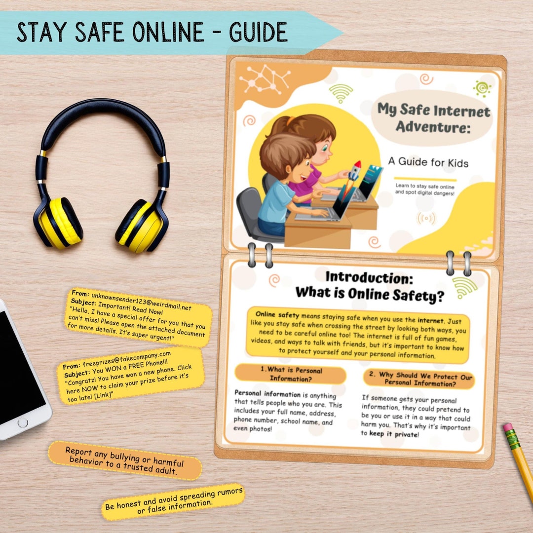Online Safety Guide for Kids – Digital Citizenship Guide + Games ...