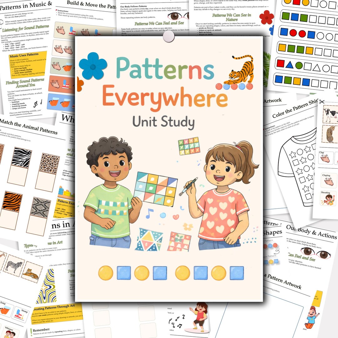 Patterns Activities for Kids | Preschool & Kindergarten Learning ...