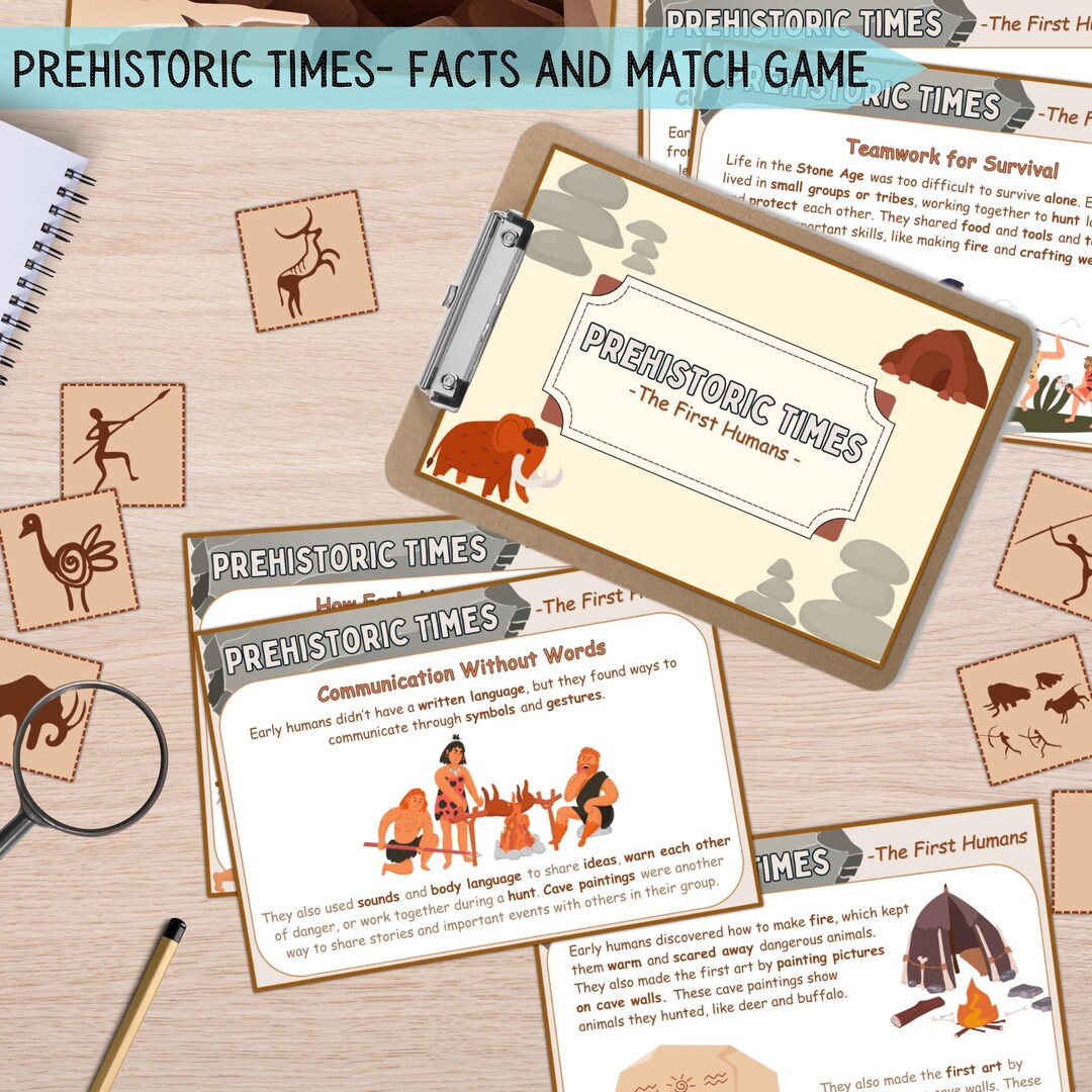 Prehistoric Lesson, History Lesson, Stone Age Fact Files Education ...