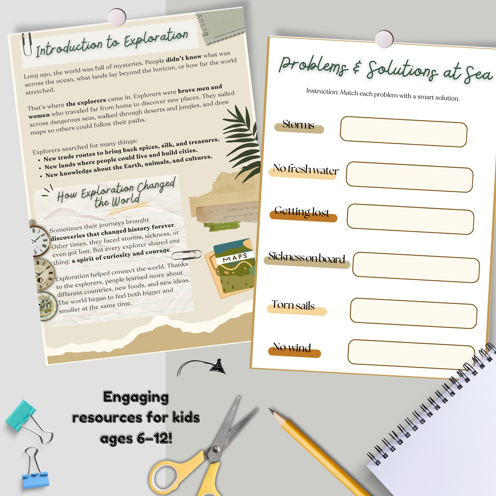 Age of Exploration Unit Study | Discover Famous Explorers | Printable ...