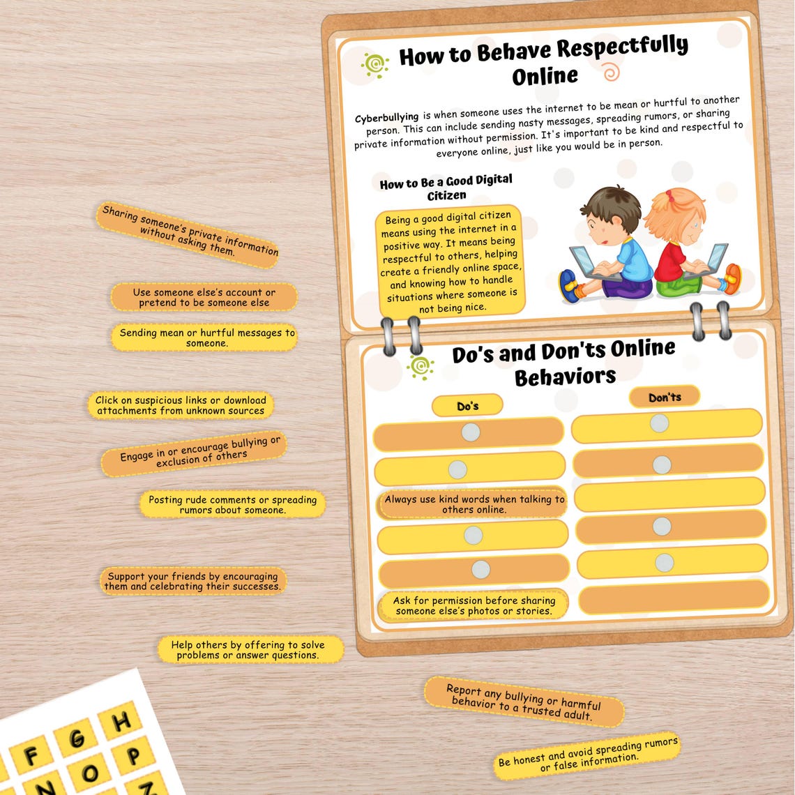 Online Safety Guide for Kids: Digital Citizenship Games (PDF Download ...