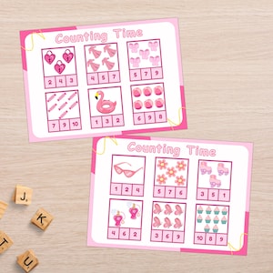 Pink Busy Book for Girls, Pink Girly Barbi Activities, Toddler Pre-k ...