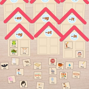 Word Family Activity Kids, Phonics Word Families, Rhymes Interactive ...