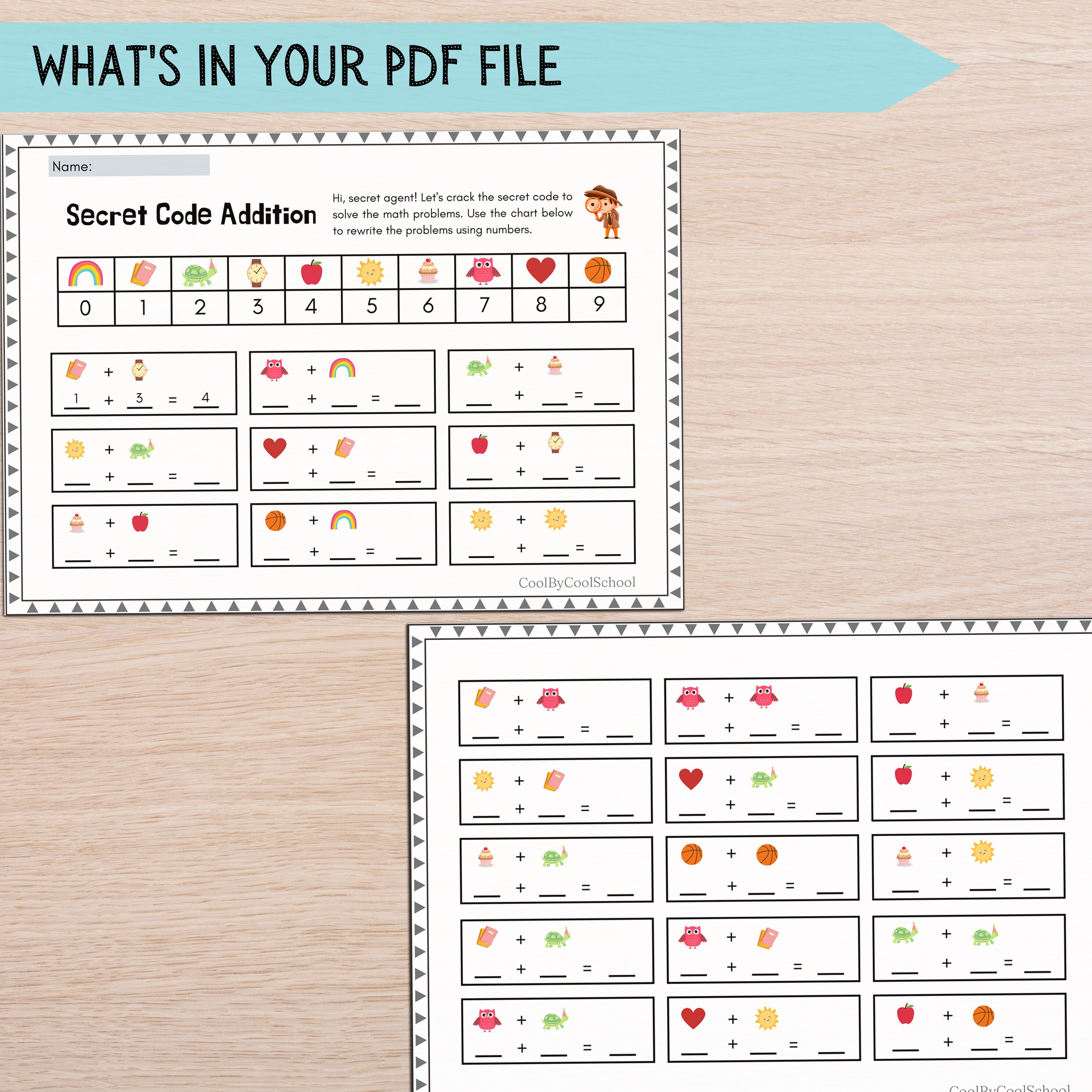 Counting Game, Math Worksheets, Printable Math Problems for Kids, Fun ...