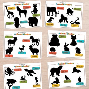 Animals Habitat Sorting Activity for Kids, Learning Animals for ...