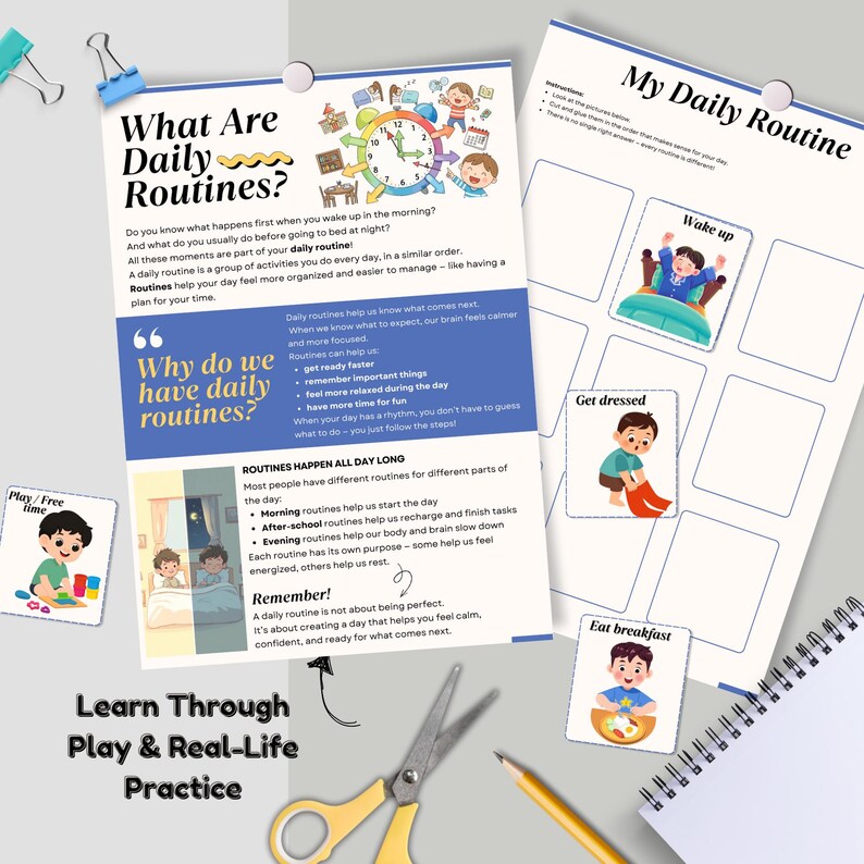 Daily Routines Unit Study for Kids | Healthy Habits and Life Skills ...