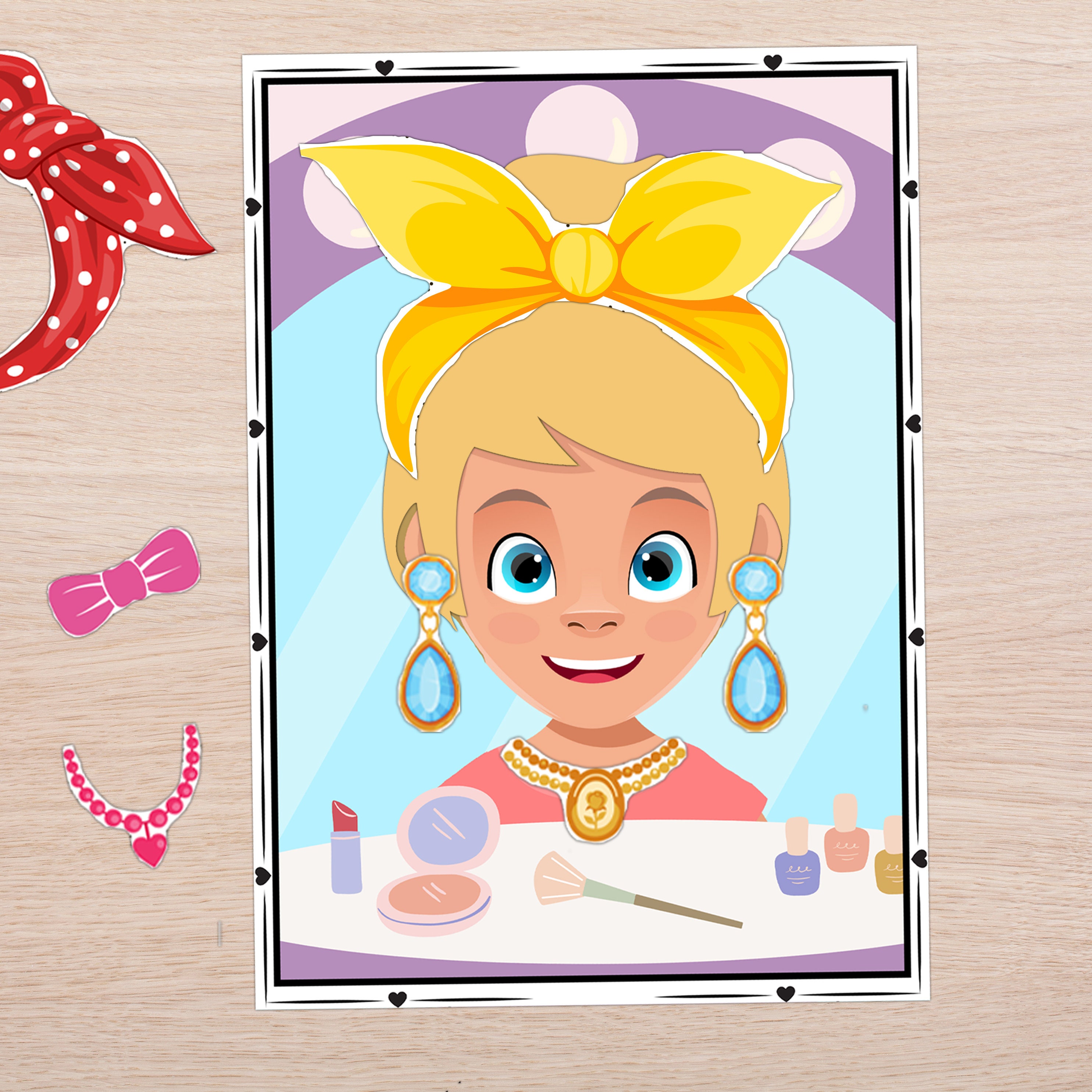 Girls Printable Activity Beauty Salon Busy Book Fashion - Etsy