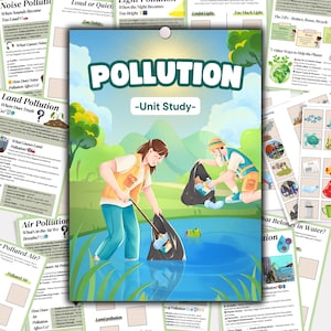 Pollution Unit Study, Save Planet, Types of Pollution, Fun ...
