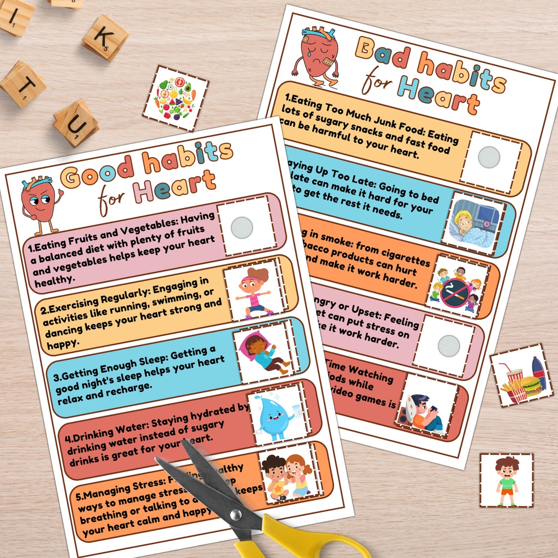 Heart Anatomy Printable Activity for Kids Heart Diagram - Etsy