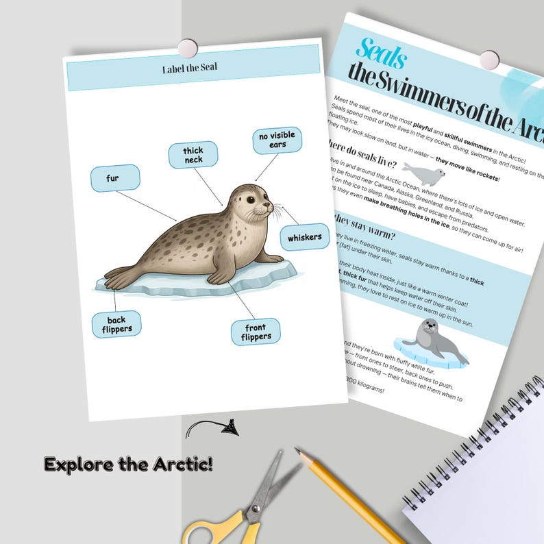 Arctic Animals Unit Study for Kids | Winter Science & Geography ...