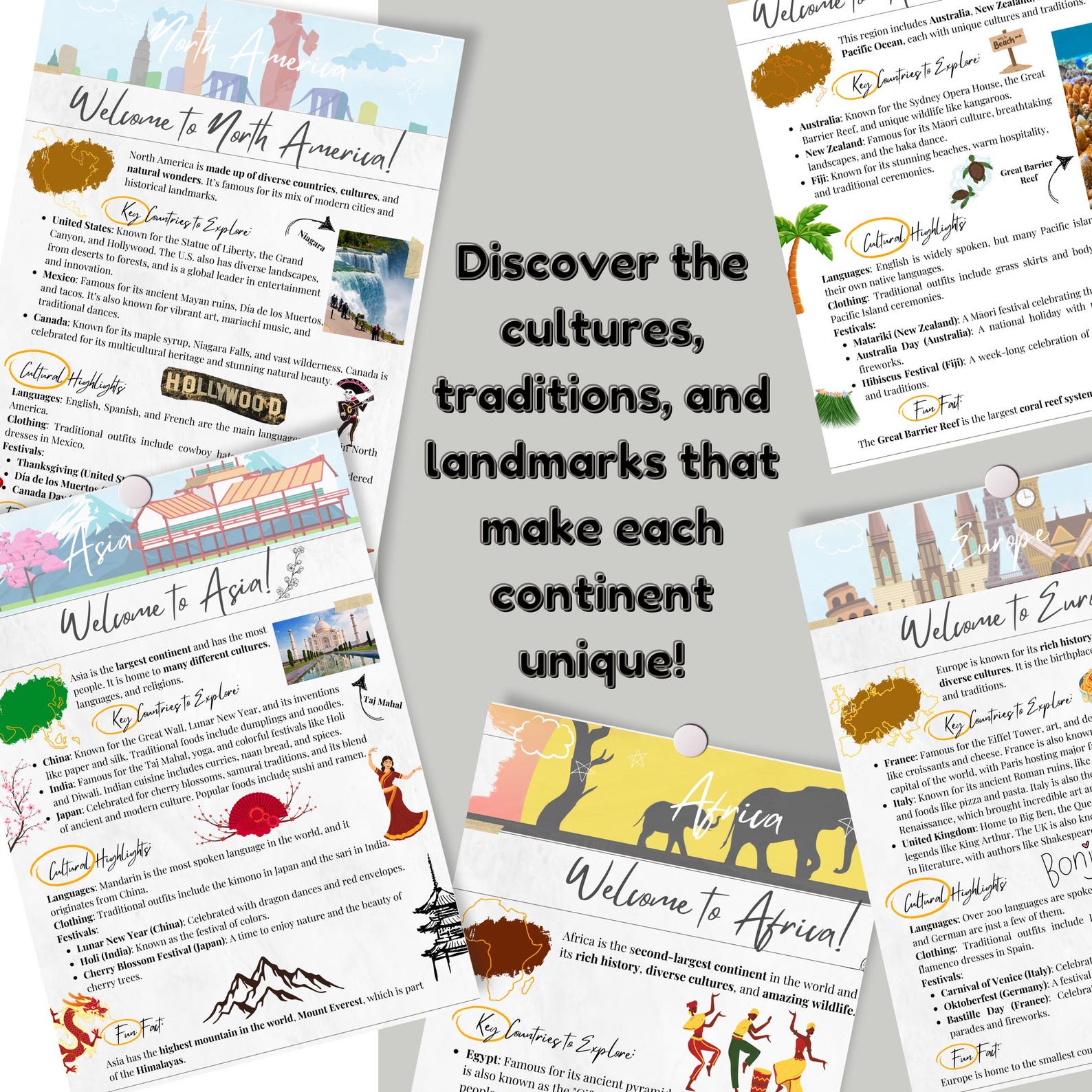 World Cultures Unit Study for Kids | Explore Continents, Traditions and ...