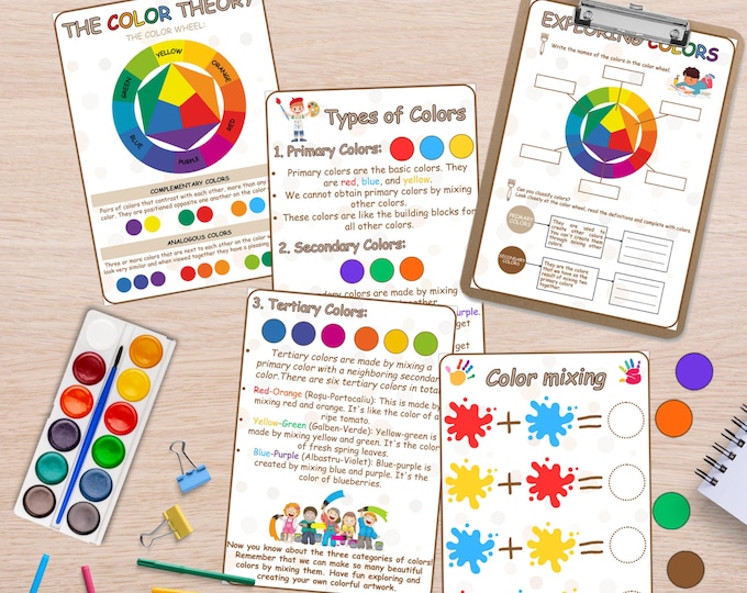 Color Theory Unit Study - Etsy Canada
