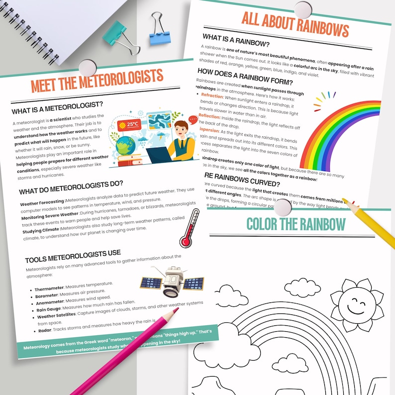Weather and Natural Disasters Unit Study | Learn About Storms ...