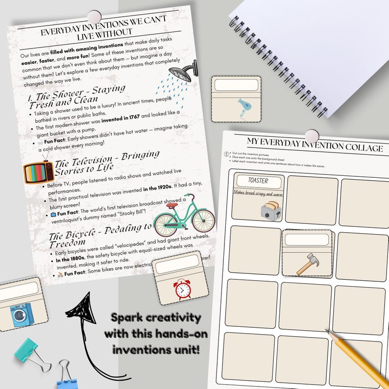 Inventions Unit Study for Kids | Discover Famous Inventors & Their ...