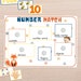 Learning Numbers Activity Printable, Counting Worksheets, Number ...