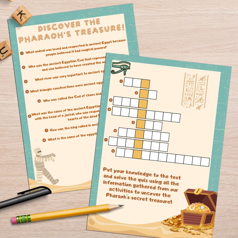 Ancient Egypt Busy Book for Kids, Egyptian Mythology Activity ...