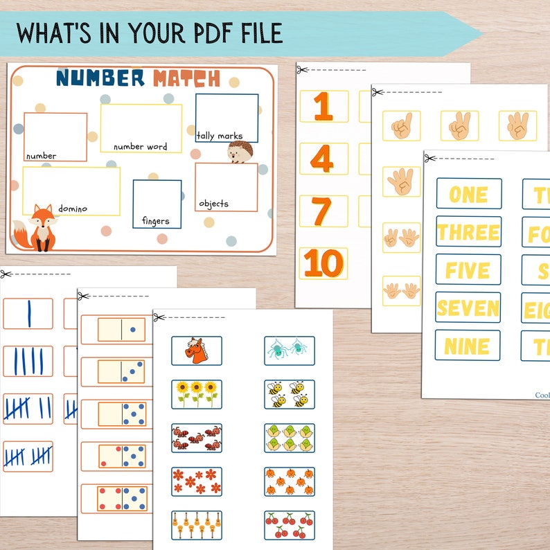 Learning Numbers Activity Printable, Counting Worksheets, Number ...