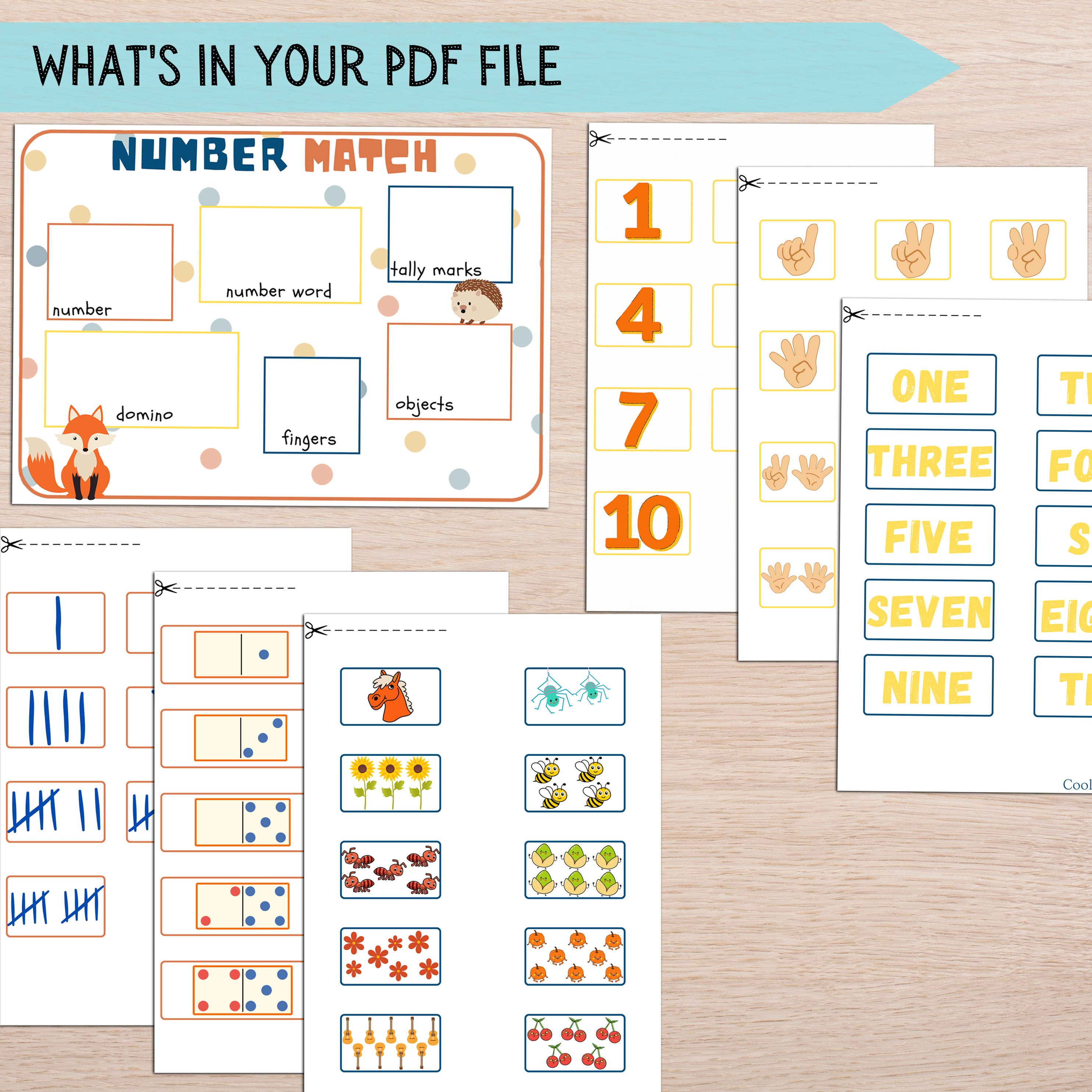 Learning Numbers Activity Printable, Counting Worksheets, Number ...