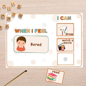 Emotion Management Activity Busy Page for Kids | Mental Health for Kids ...