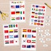 Flags of the World Learning Activity: Montessori Geography Kit (digital ...