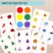 Printable Color Sorting Kid Activity, Cognitive Development Learning ...