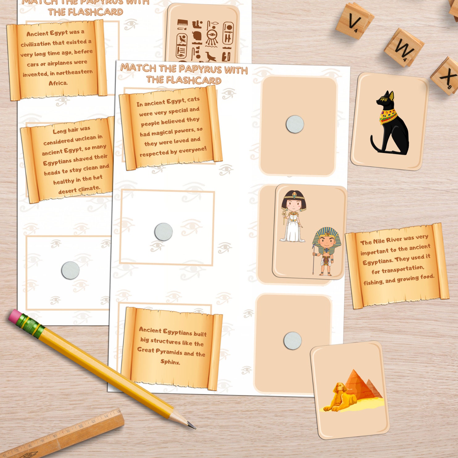 Ancient Egypt Busy Book for Kids, Egyptian Mythology Activity ...