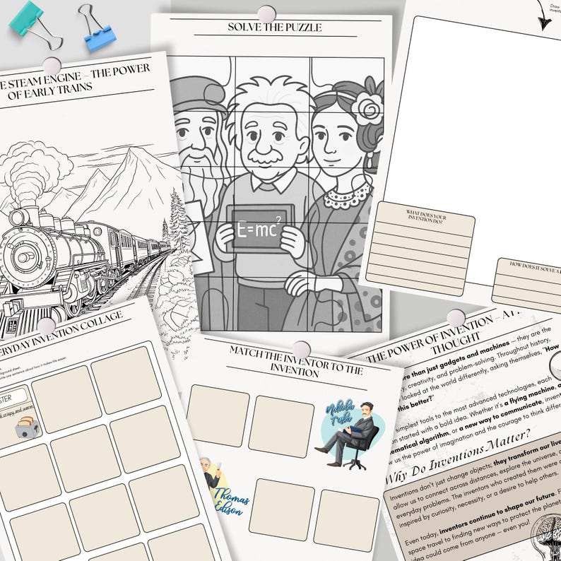 Inventions Unit Study for Kids | Discover Famous Inventors & Their ...