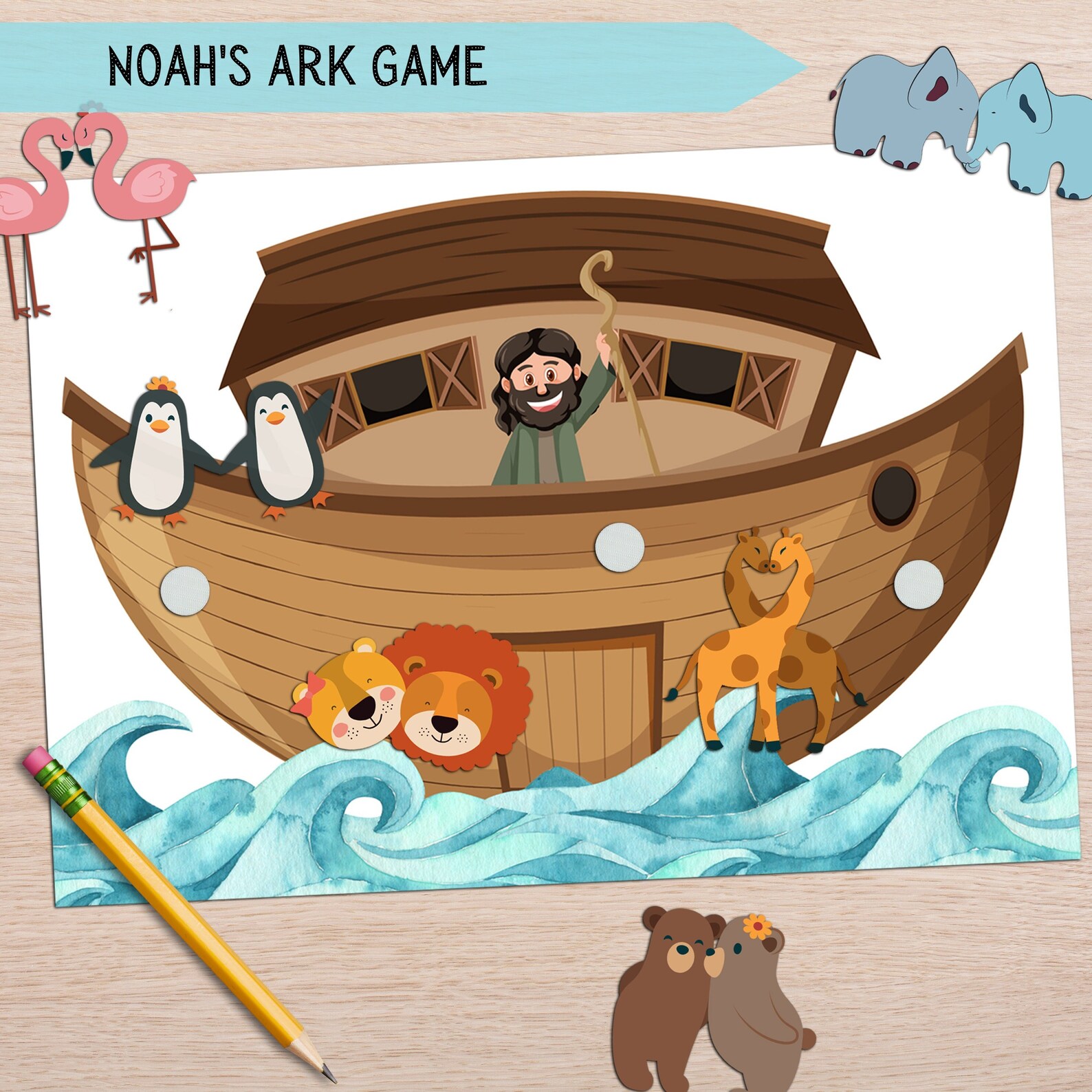 Noah's Ark Activity, Sunday School Activity, Homeschool, Bible Lesson ...