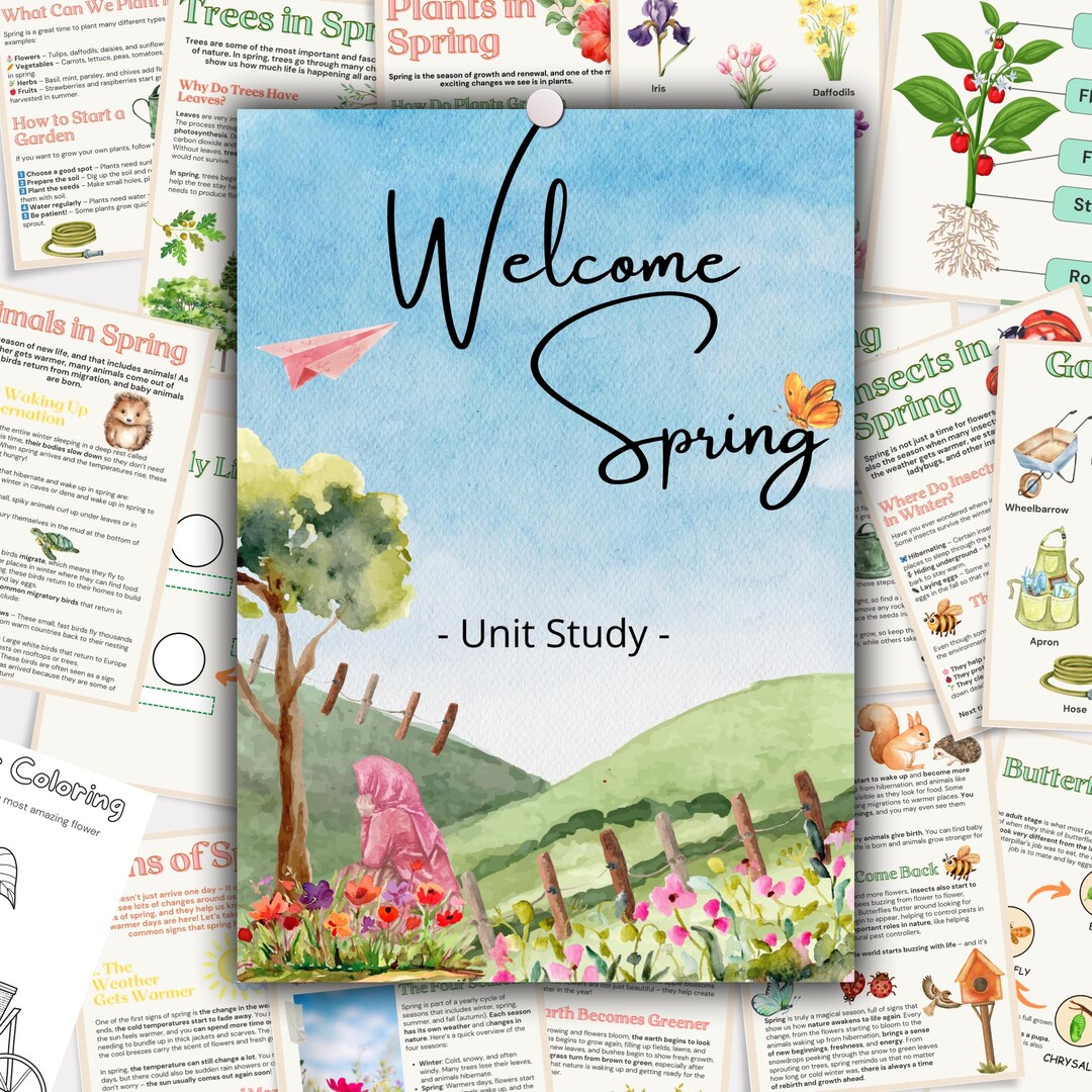 Spring Unit Study, Learn About Seasons, Nature & Animals, Nature Study ...