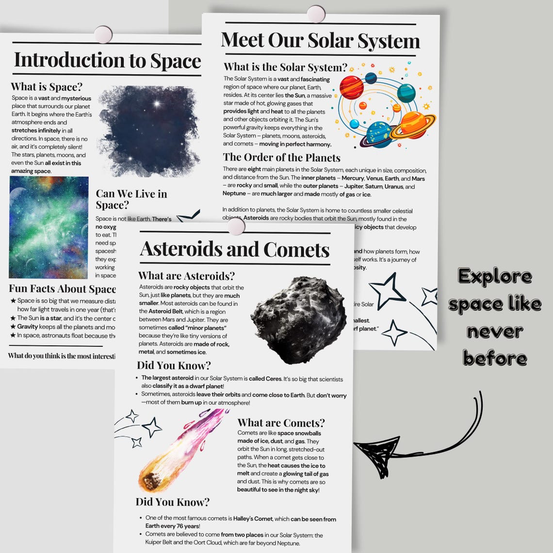 Space Unit Study for Kids | Planets, Moon Phases, Astronauts & Solar ...