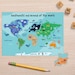 Continents Activity & Flashcards, Geography for Kids, Hands-on Learning ...