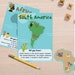 Continents Activity & Flashcards: Geography Learning, World Map ...