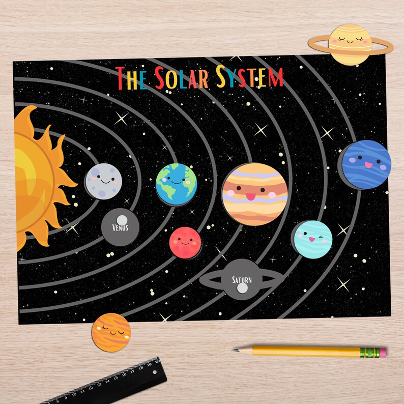 Solar System Educational Kit Printable Worksheets, Activity and ...