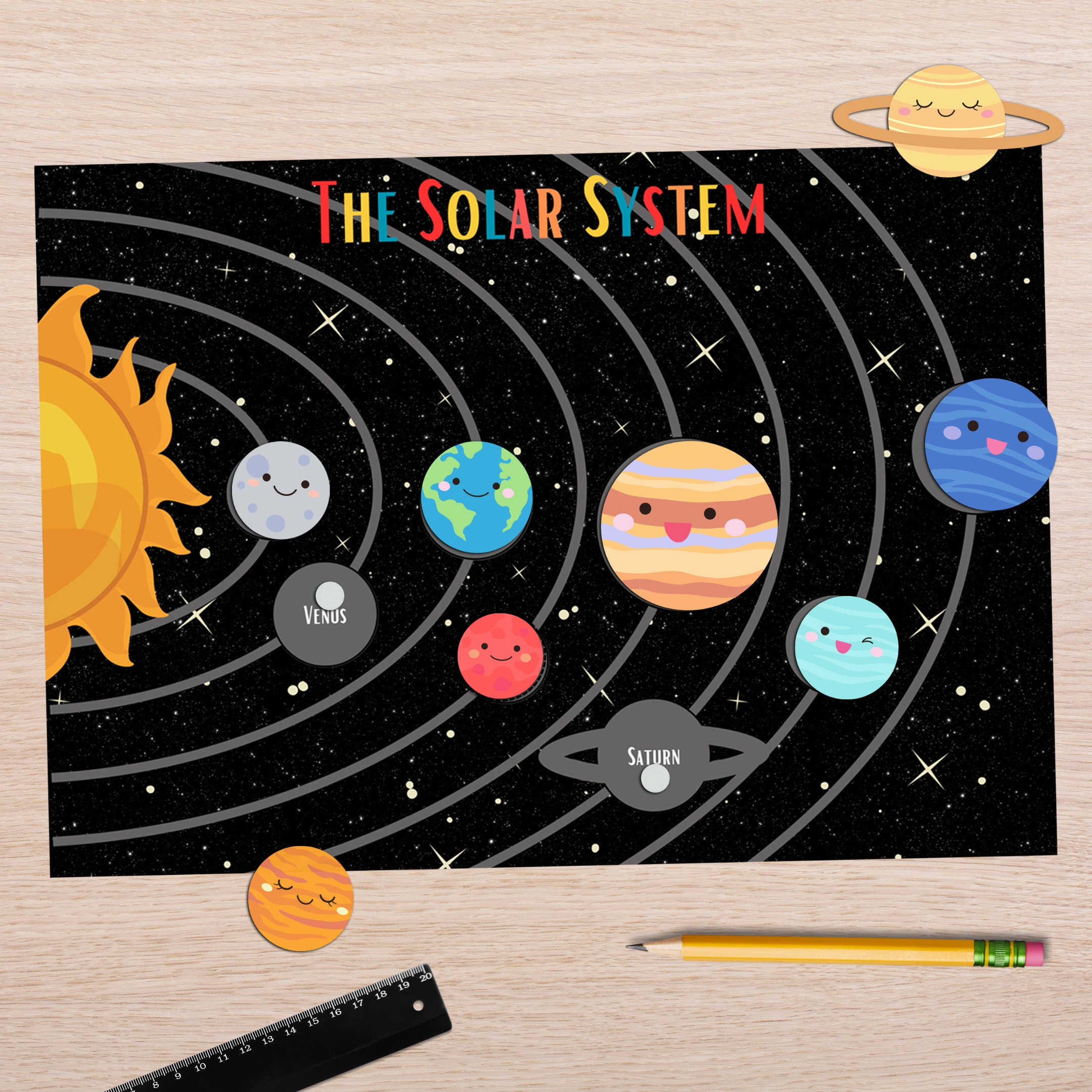 Solar System Educational Kit Printable Worksheets, Activity and ...