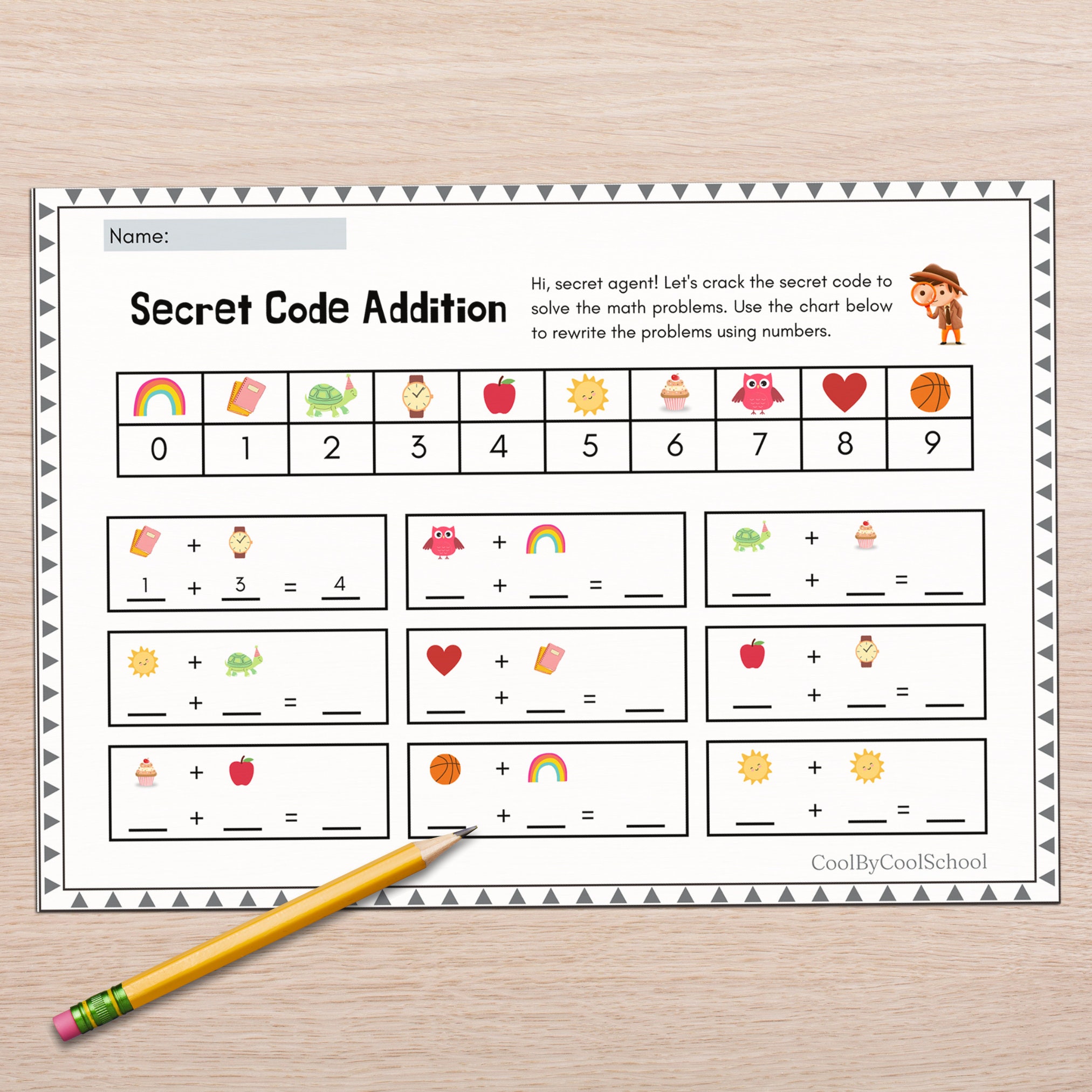 Counting Game, Math Worksheets, Printable Math Problems for Kids, Fun ...