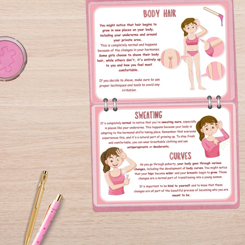 Girls Puberty Guide Teenagers, Personal Hygiene, Emotional Changes ...