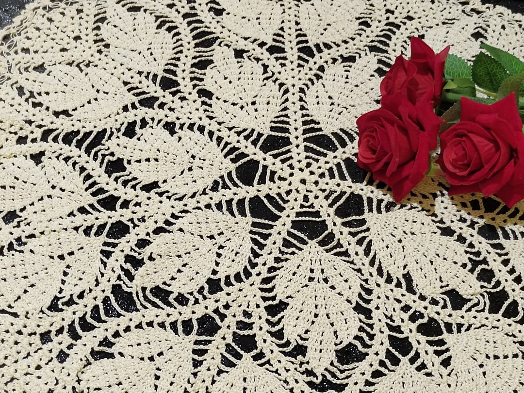Round White Doily for Decorating the Table - Etsy