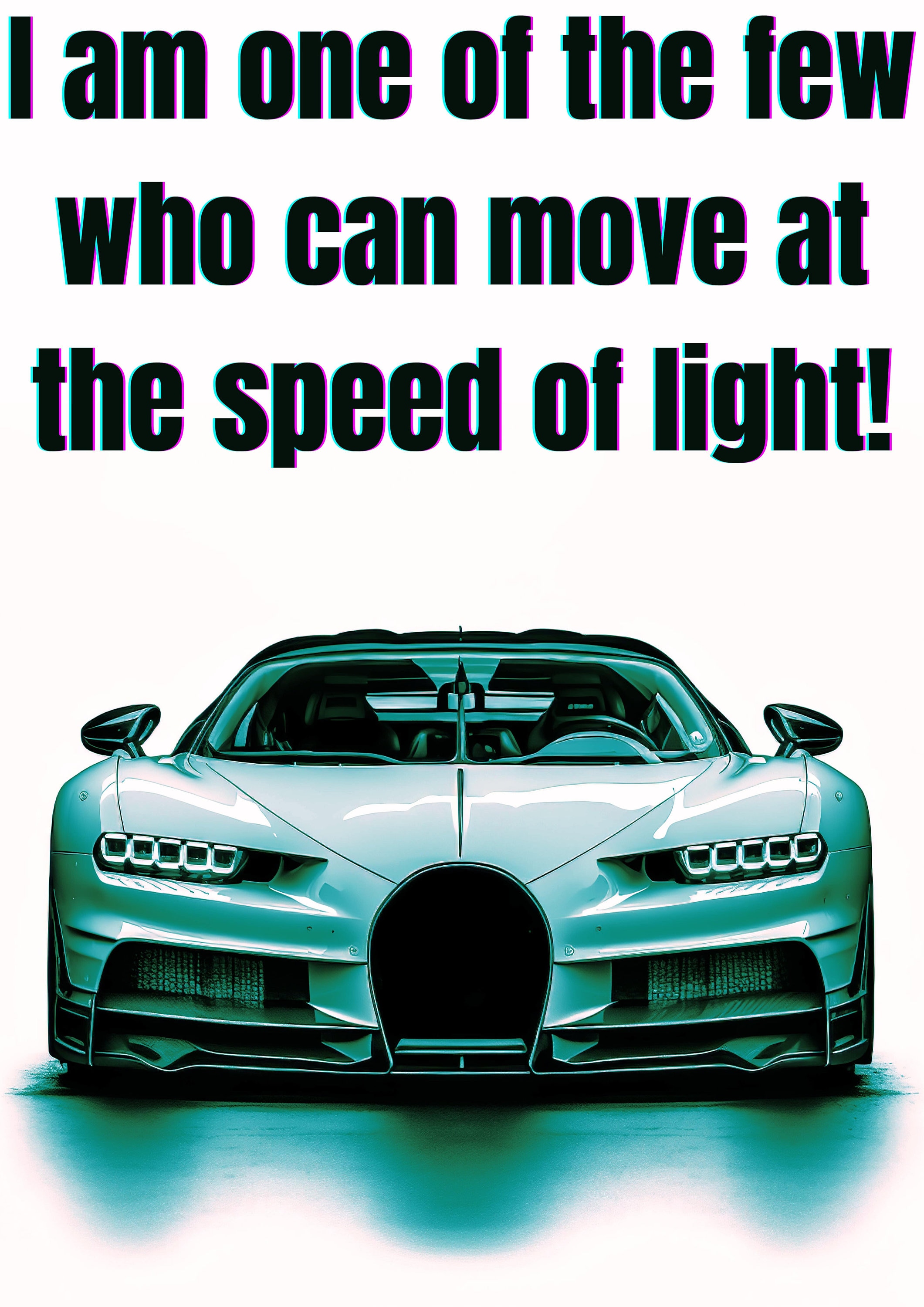 Bugatti Chiron Inspired Digital Art, Digital Car Print, Car Poster ...