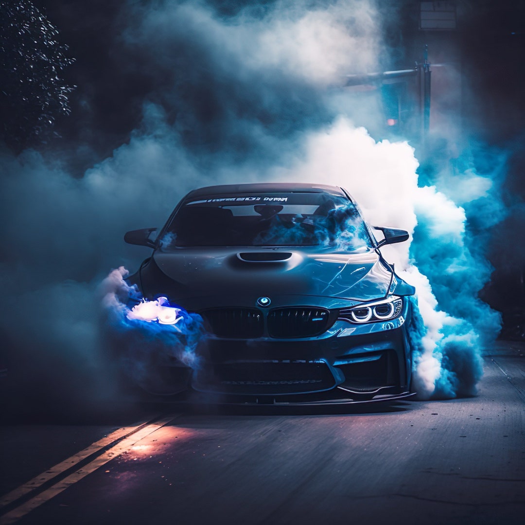 BMW Inspired Digital Art, Digital Car Print, Car Poster, BMW ...