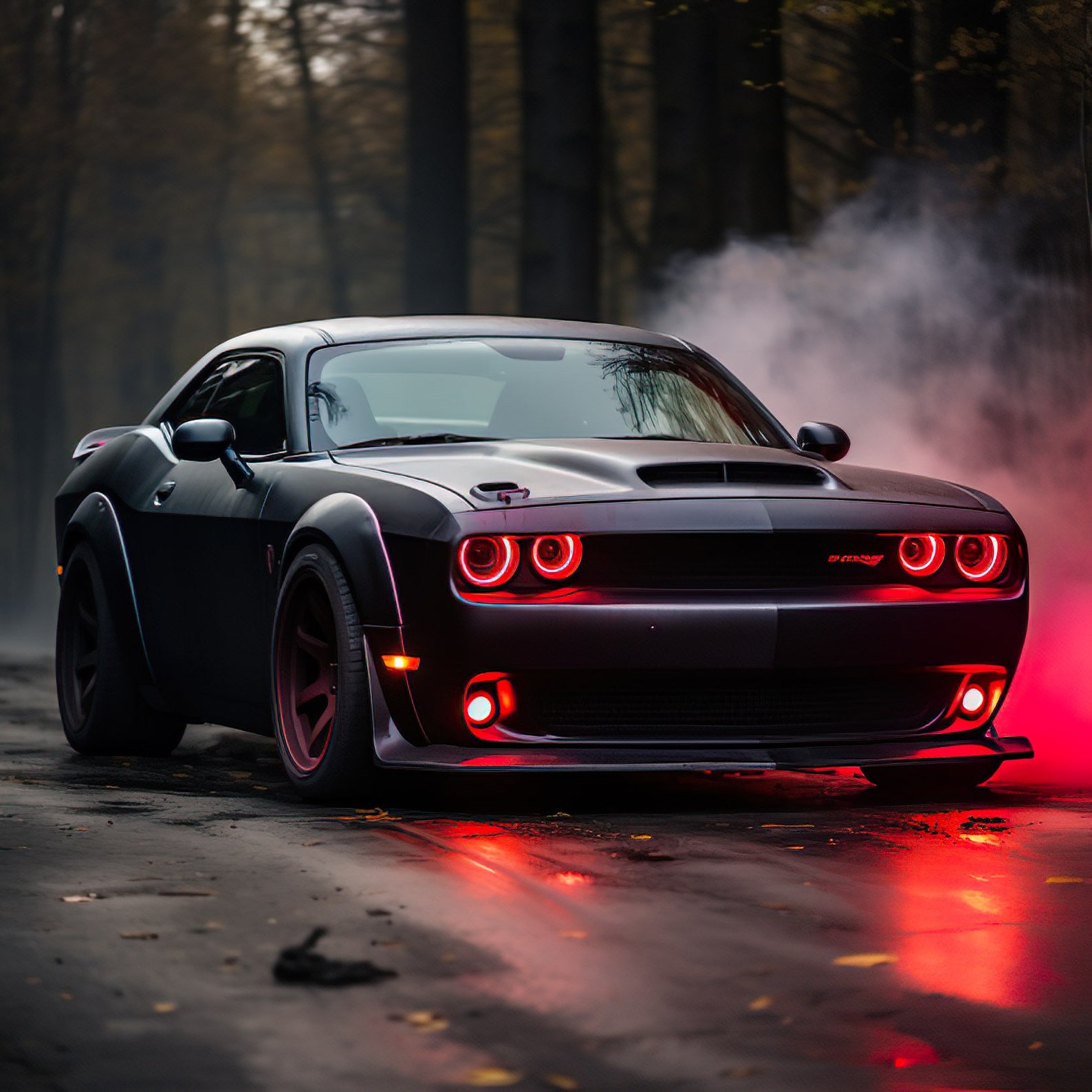 Dodge Challenger Inspired Digital Art, Digital Car Print, Car Poster ...