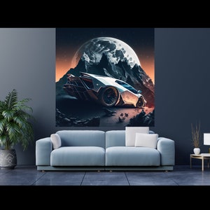 Lambo Inspired Digital Art, Digital Car Print, Car Poster, Lamborghini ...
