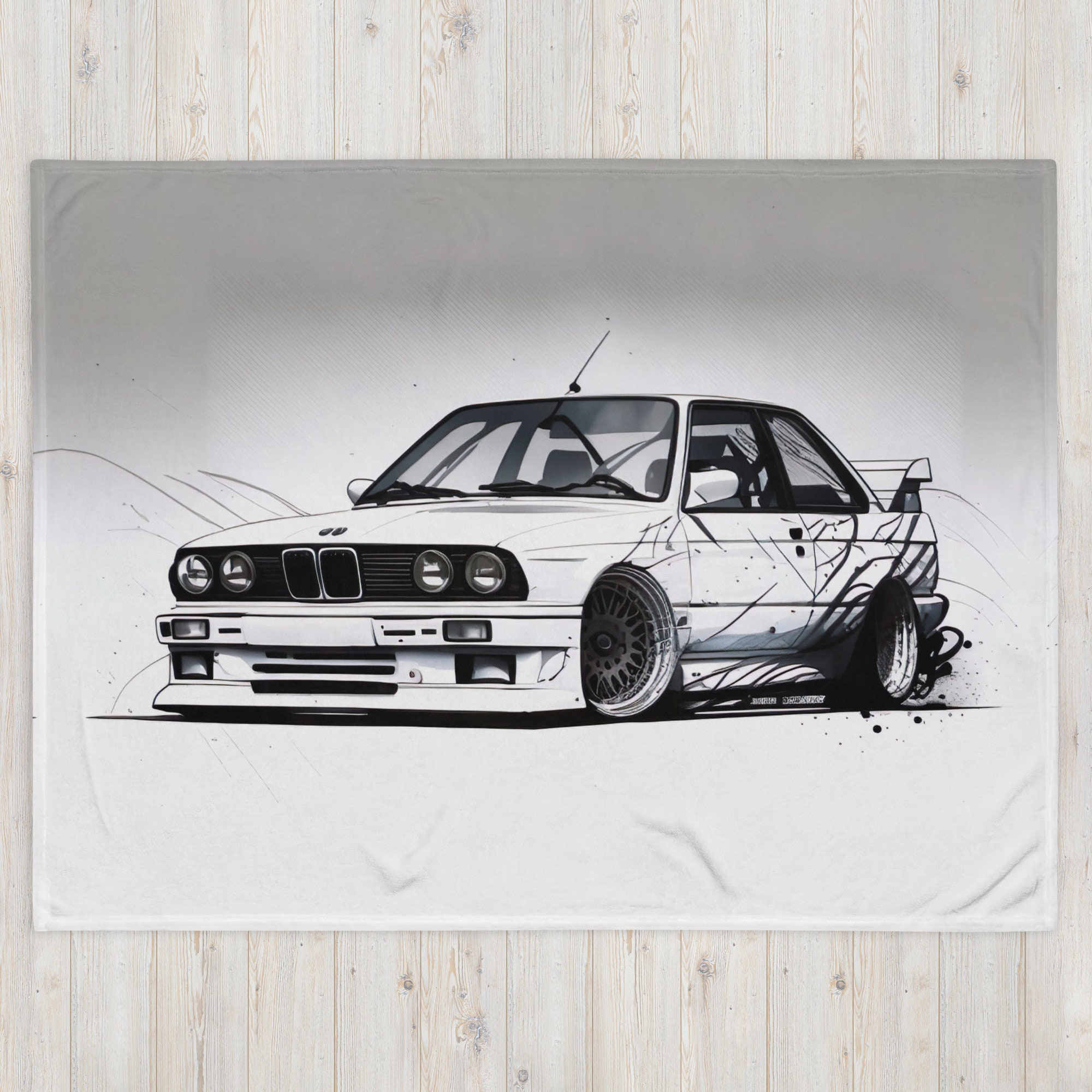 BMW E30 M3 Blanket - Etsy