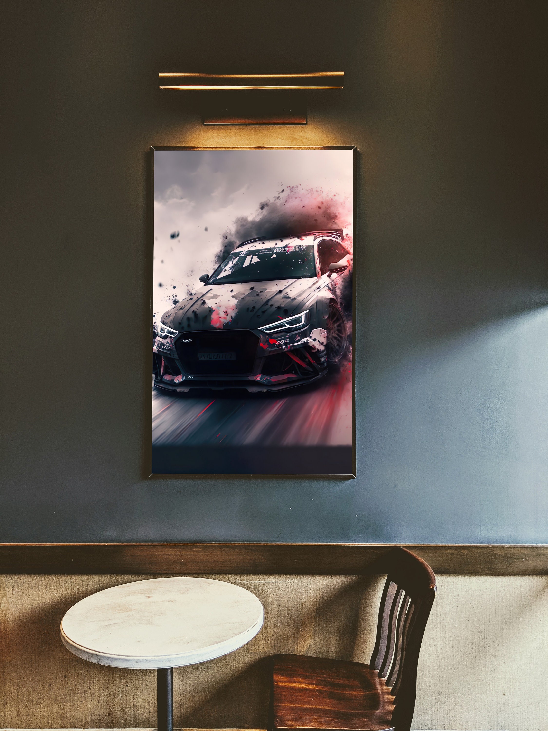 Audi Inspired Digital Art, RS6 Artdigital Car Print, Car Poster, Audi ...