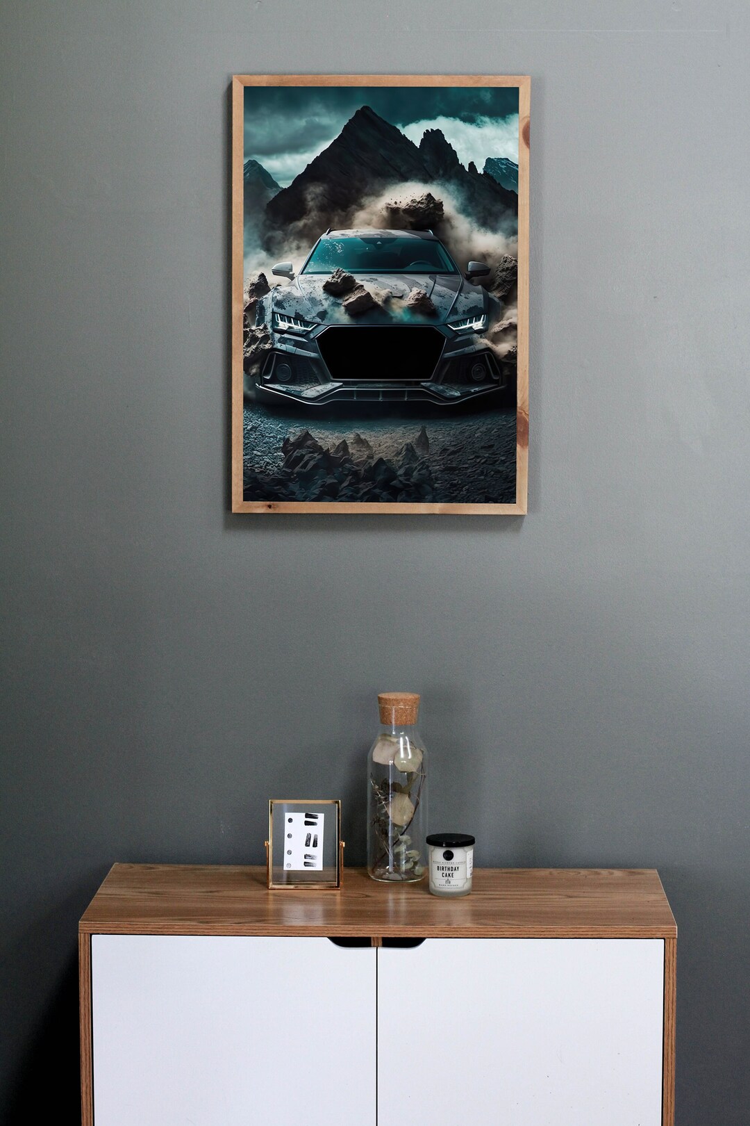 Audi Inspired Digital Art, Audi RS7 Digital Car Print, Car Poster, Audi ...