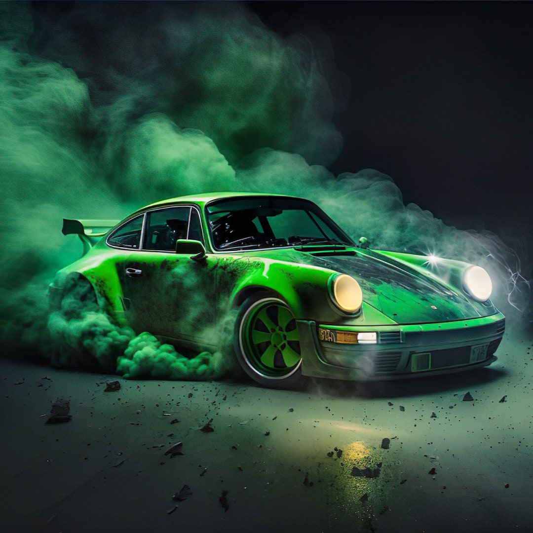 Porsche Inspired Digital Art, Digital Car Print, Car Poster, 911 ...
