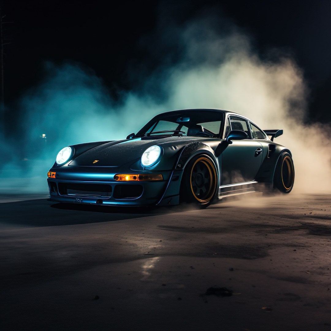 Porsche Inspired Digital Art, Digital Car Print, Car Poster, 911 ...