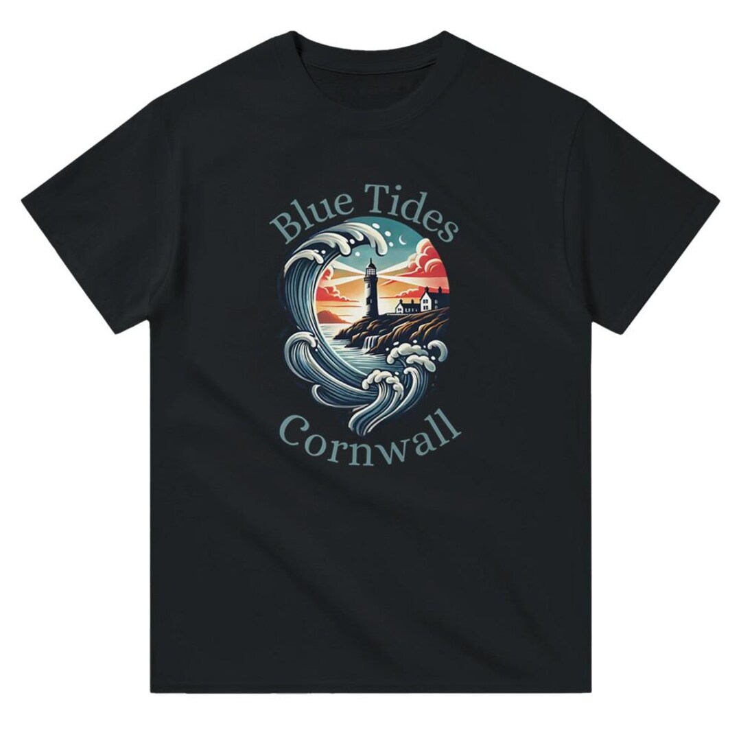 Cornwall Coastal Village T-shirt – Nautical Adventure Tee – Perfect ...