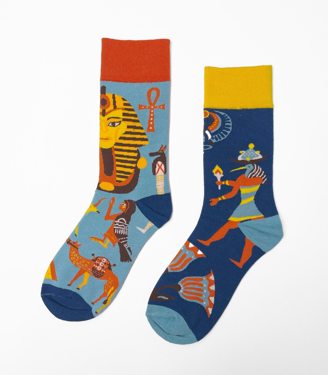 Egyptian Socks Mismatched Socks Odd Socks Colourful Socks Women's Socks ...