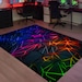 Geometric Rug,gamer Rug,gaming Rug,game Rug,colorful Rug,play Room Rug ...