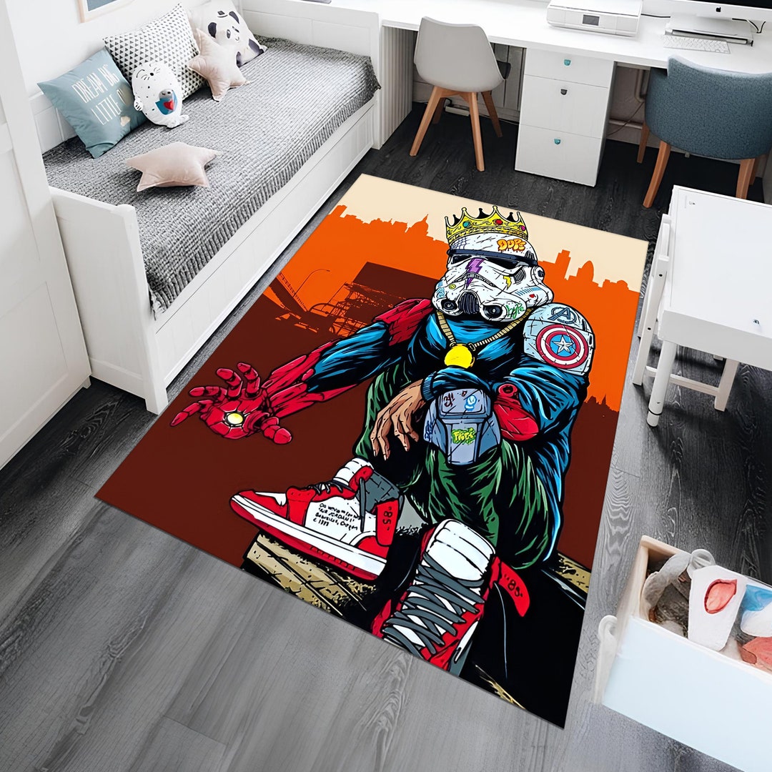 Star Wars Rug,stormtrooper Rug,fantastic Rug,movie Rug,movie Decor,cool ...